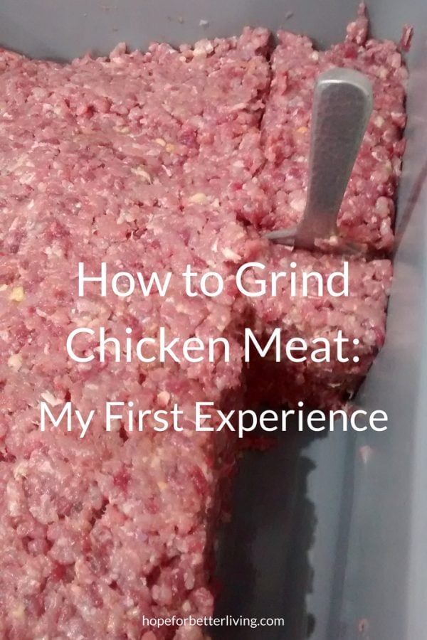 Grinding Chicken in a Meat Grinder • A Traditional Life