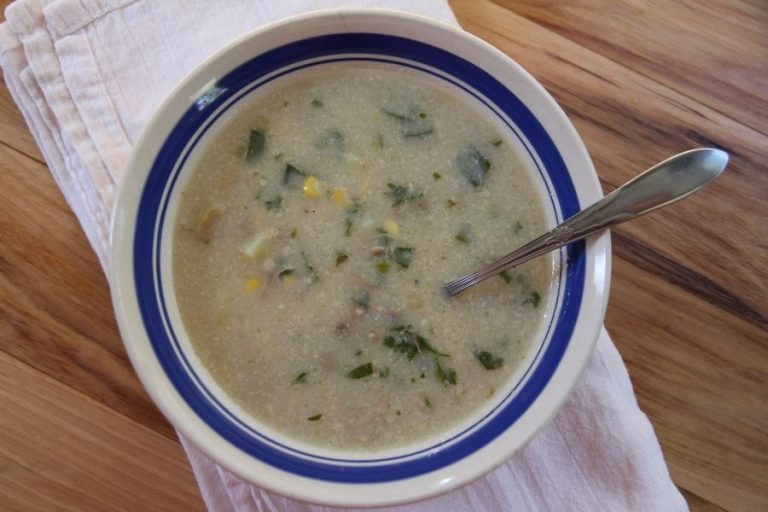Corn and Duck Chowder Recipe • A Traditional Life