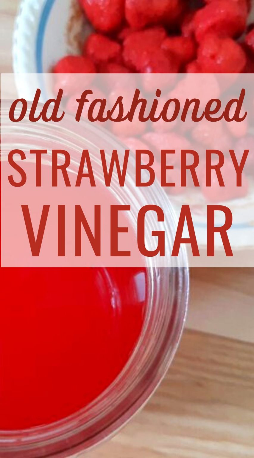 Homemade Fermented Strawberry Vinegar • a traditional life