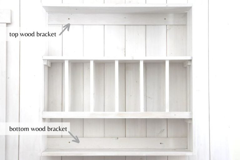 DIY Plate Rack Shelf • A Traditional Life