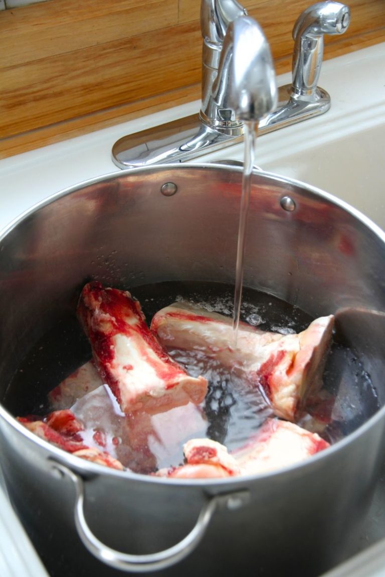 Pressure Canning Recipe for Homemade Beef Bone Broth • A Traditional Life